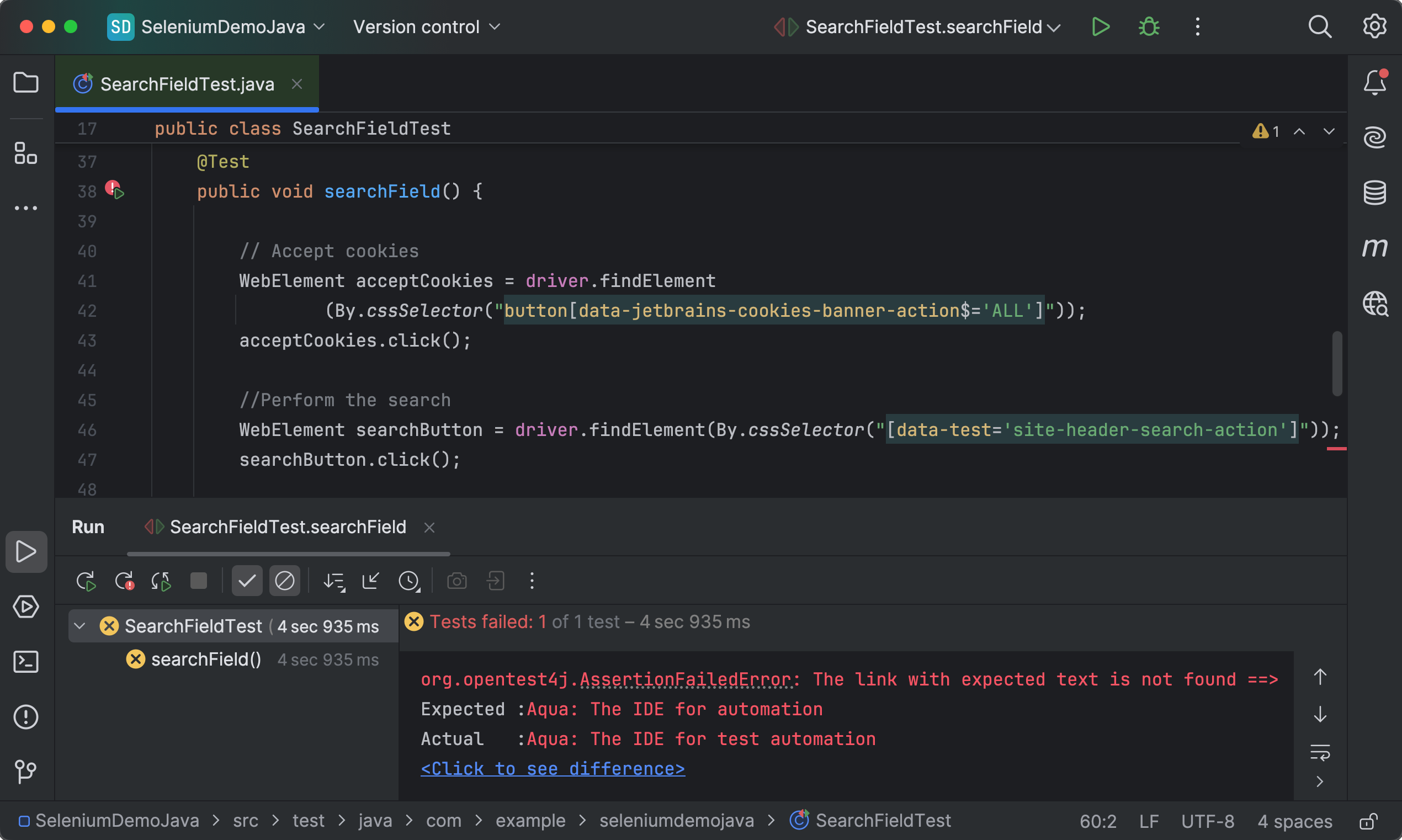 Web UI 测试自动化 | IntelliJ IDEA 文档