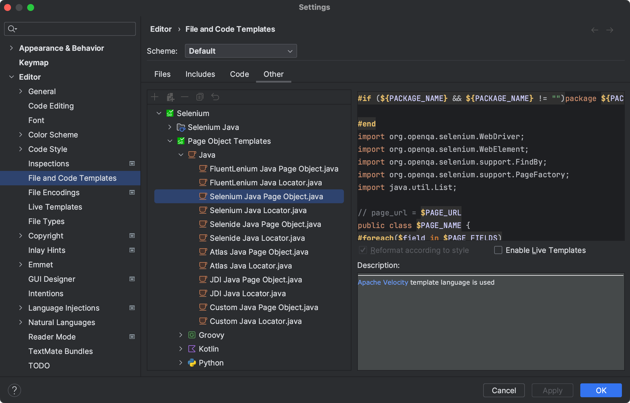 Selenium 页面对象 | IntelliJ IDEA 文档