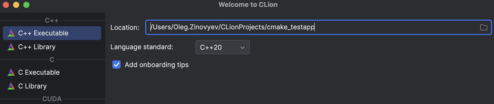 Create/open CMake projects | CLion Documentation