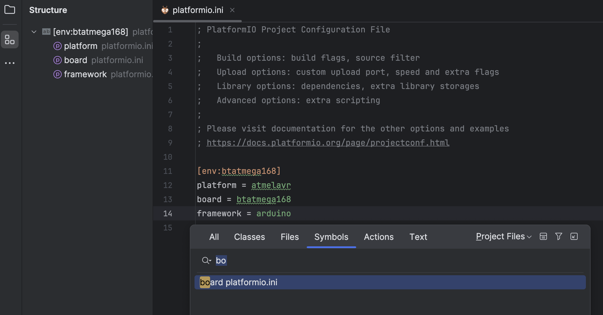 PlatformIO | CLion Documentation