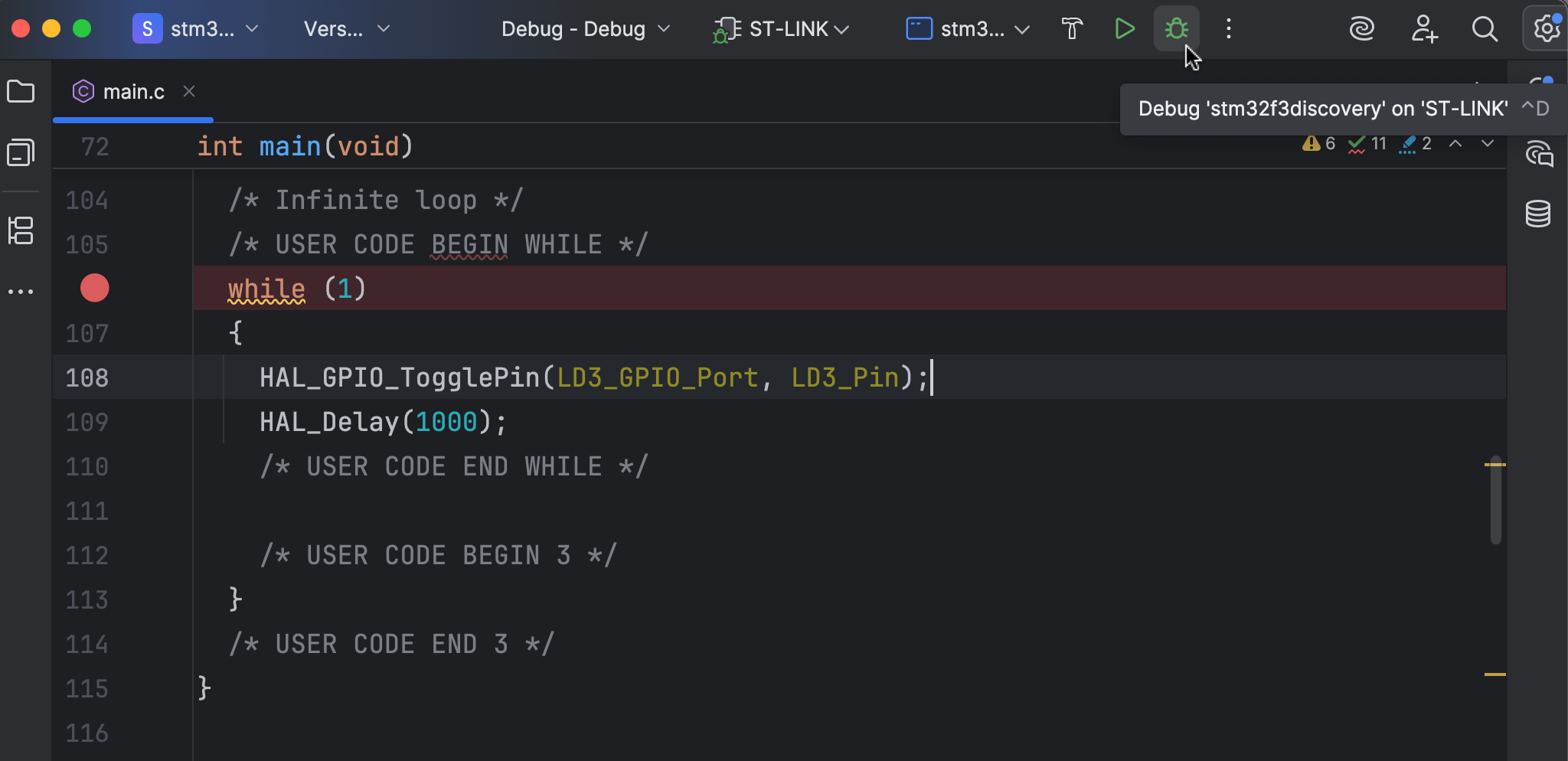 STM32CubeMX projects | CLion Documentation