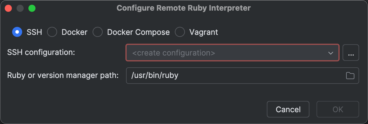 Configure a Ruby interpreter | IntelliJ IDEA Documentation