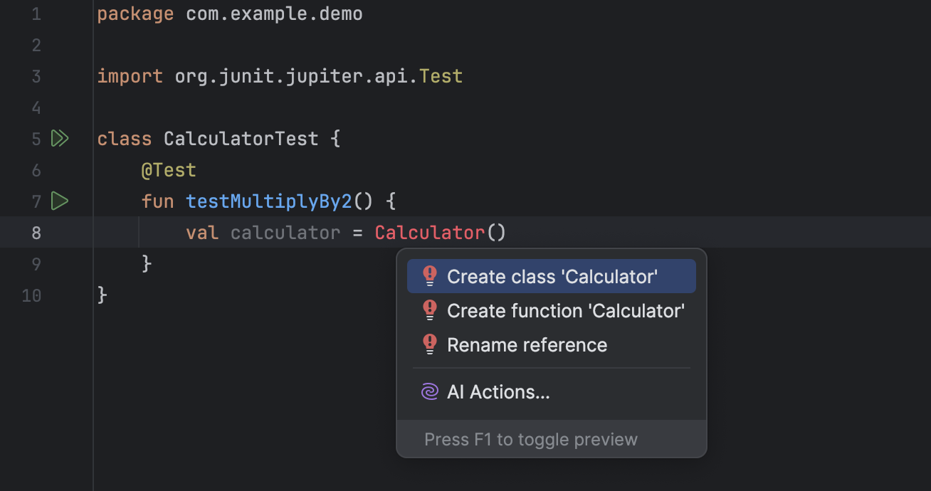 Tutorial: Test-driven development with Kotlin | IntelliJ IDEA Documentation