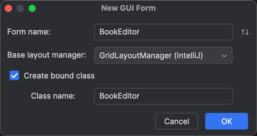 教程：使用 Swing 构建用户界面 | IntelliJ IDEA 文档