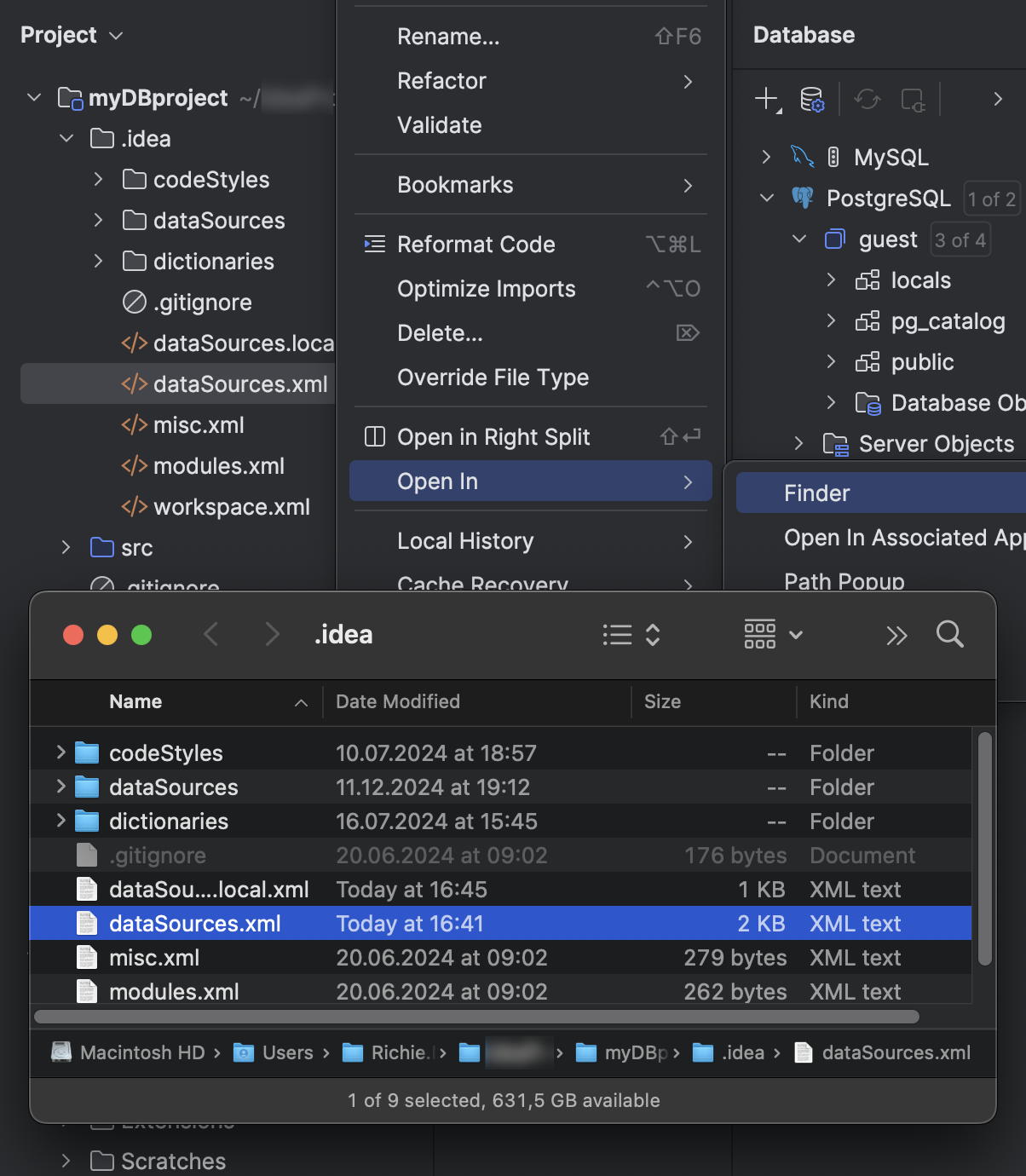 Data sources | PyCharm Documentation