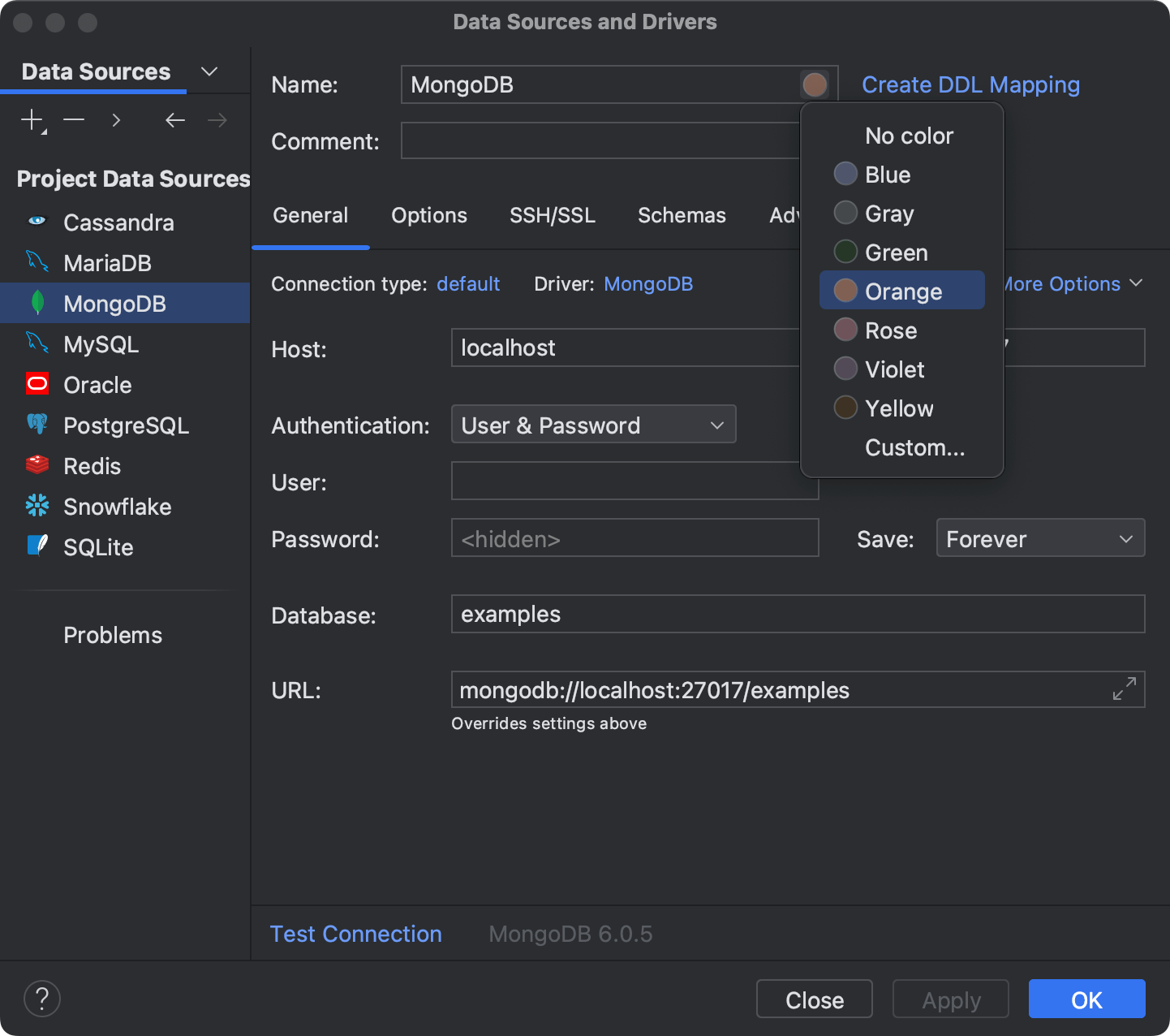 Data sources | DataGrip Documentation