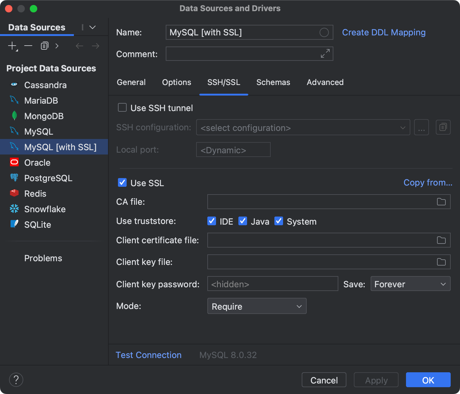 Configure Ssh And Ssl Datagrip Documentation