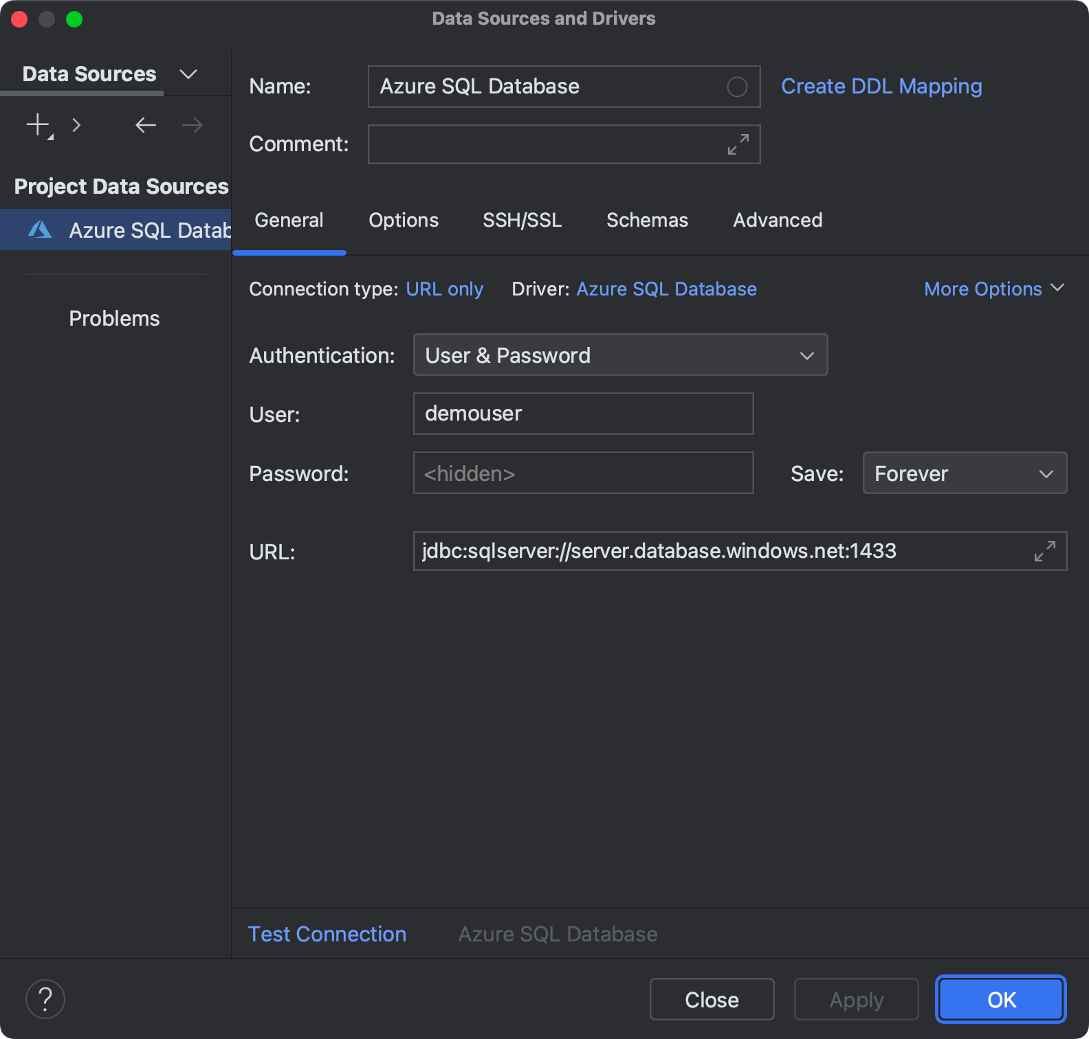 Azure SQL Database | DataGrip Documentation