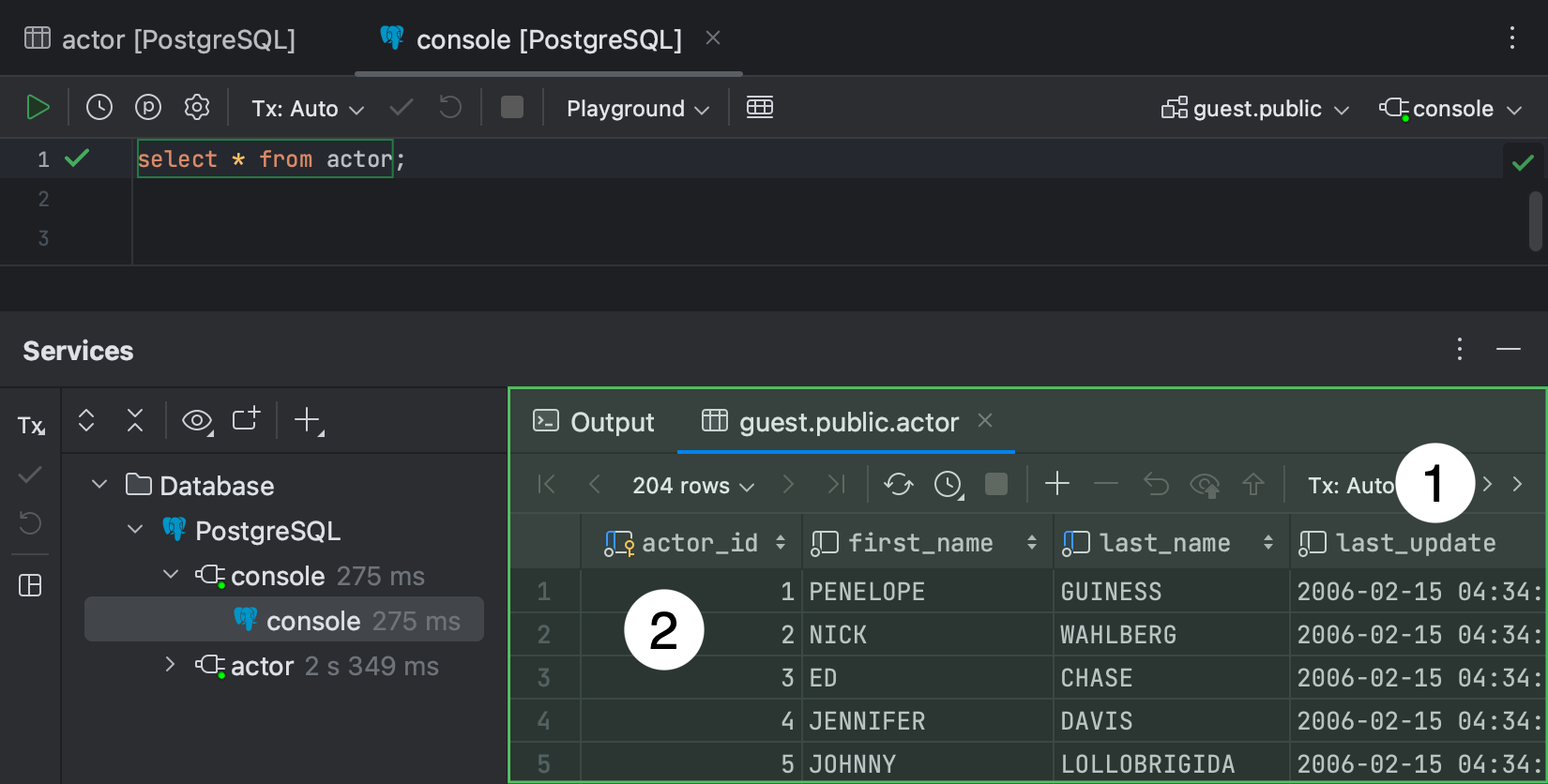 Data editor and viewer | DataGrip Documentation