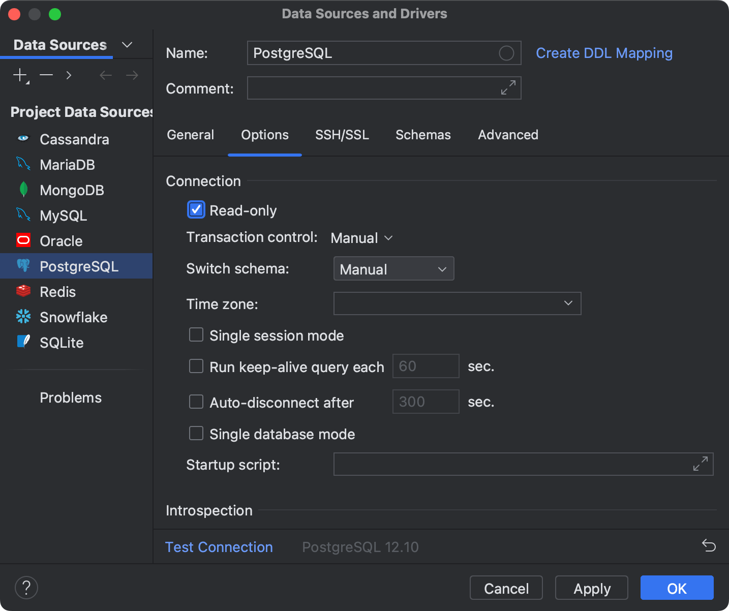 Configure connection | PyCharm Documentation