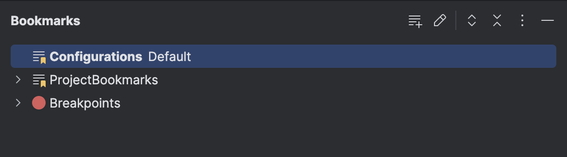 Bookmarks | IntelliJ IDEA Documentation
