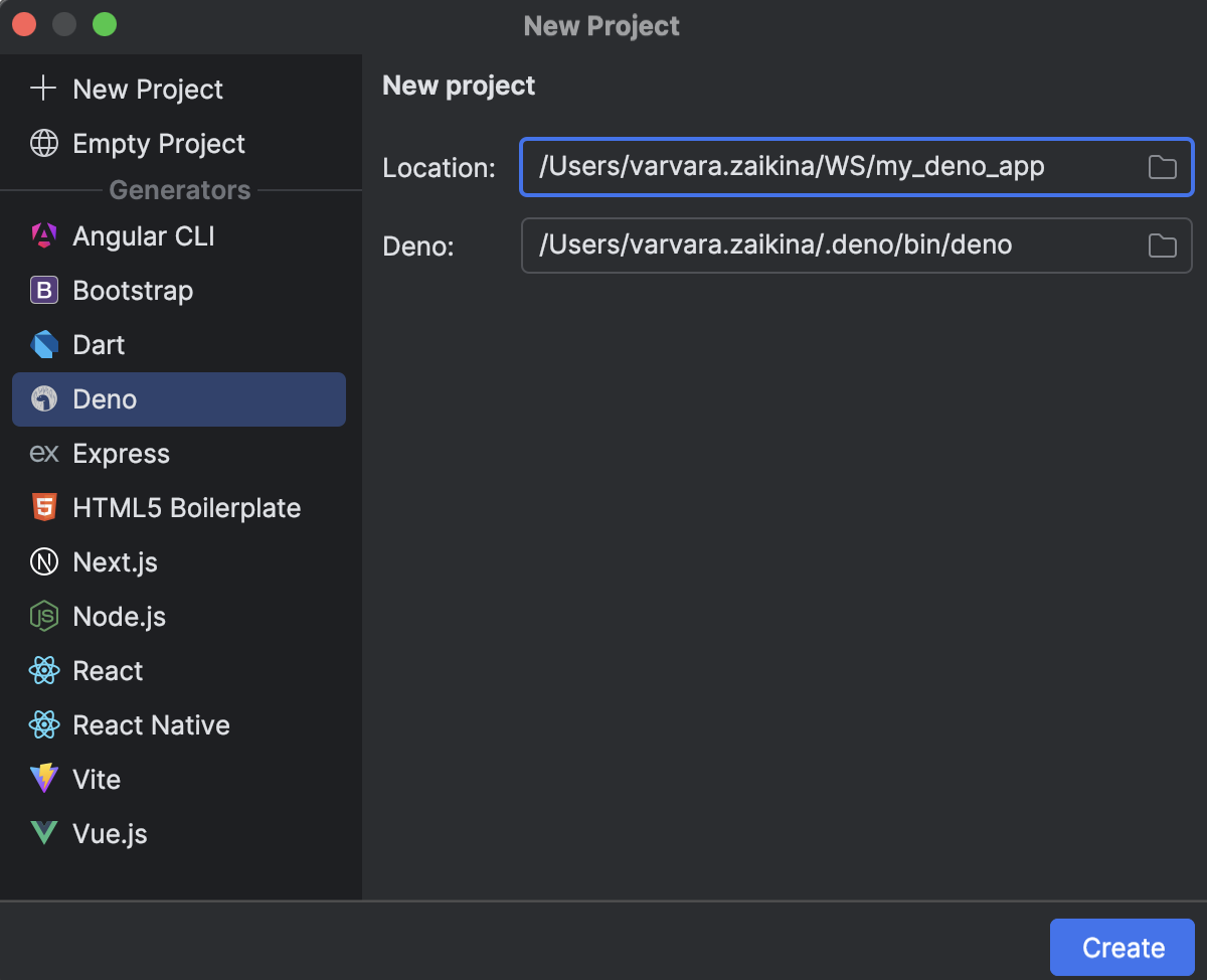 Deno | WebStorm Documentation