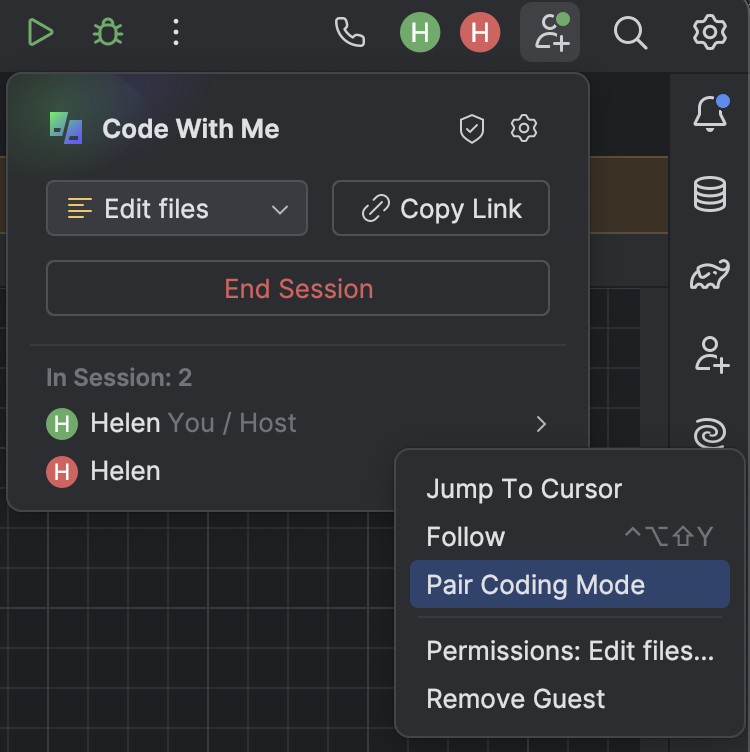 开始使用 Code With Me | IntelliJ IDEA 文档