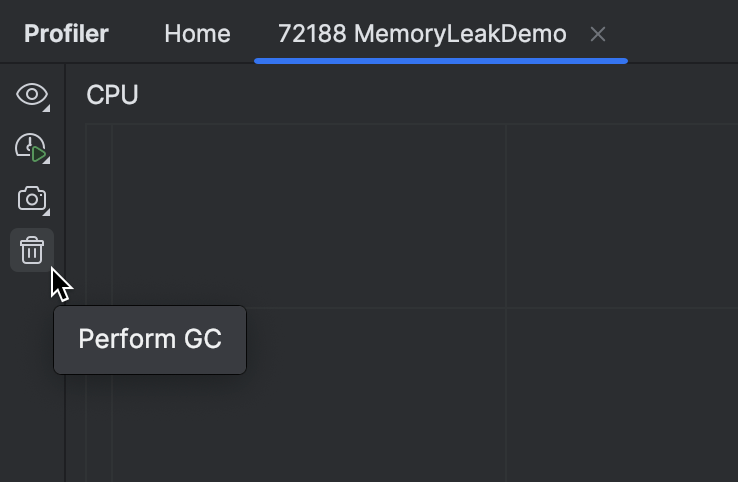 CPU 和内存实时图表 | IntelliJ IDEA 文档