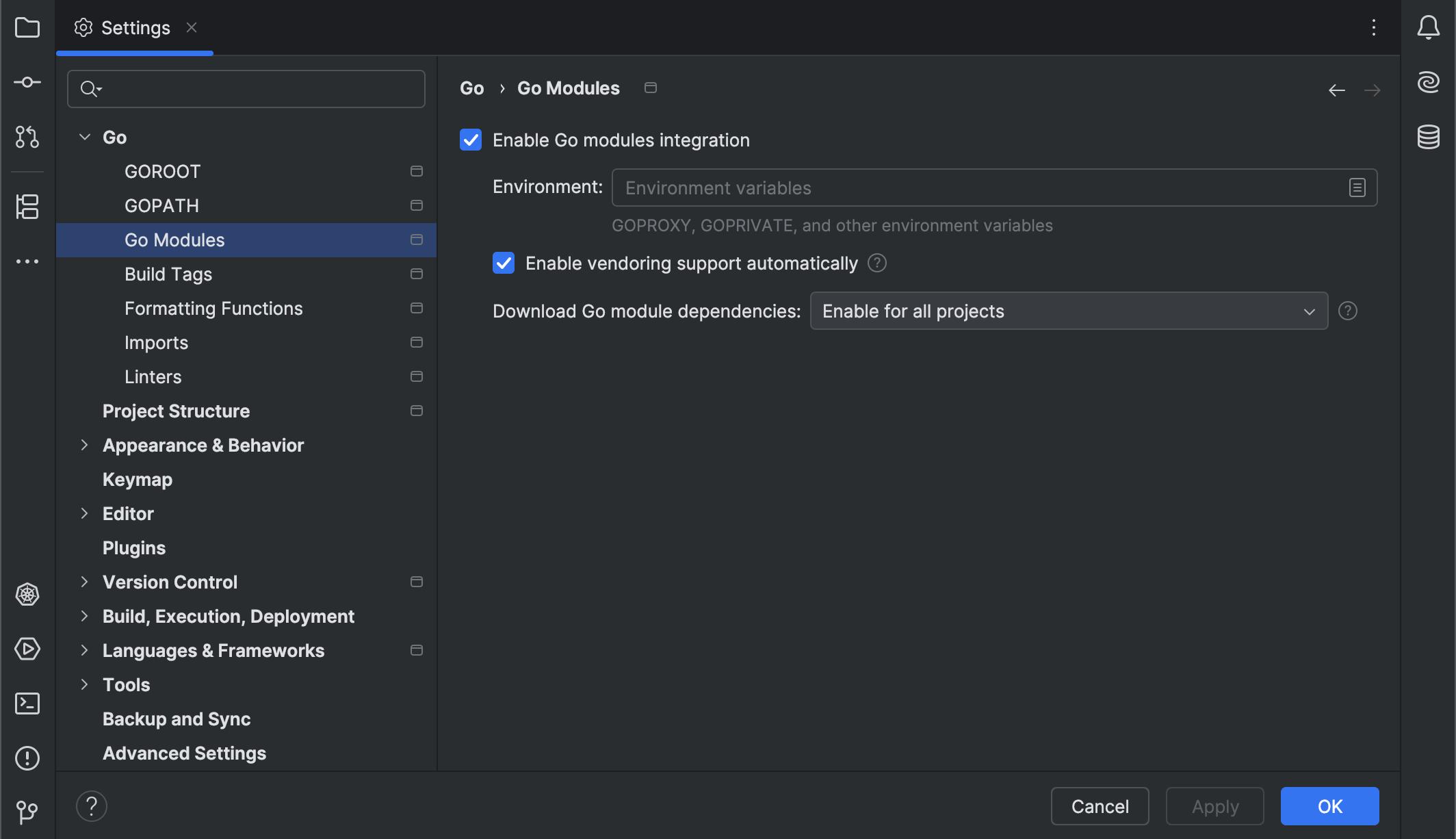 Go | GoLand Documentation