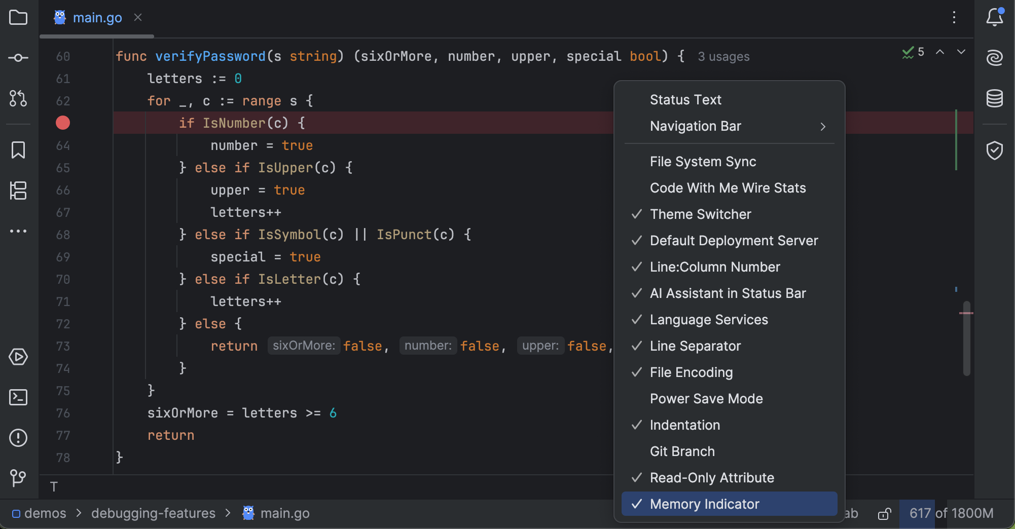 Performance tuning tips | GoLand Documentation