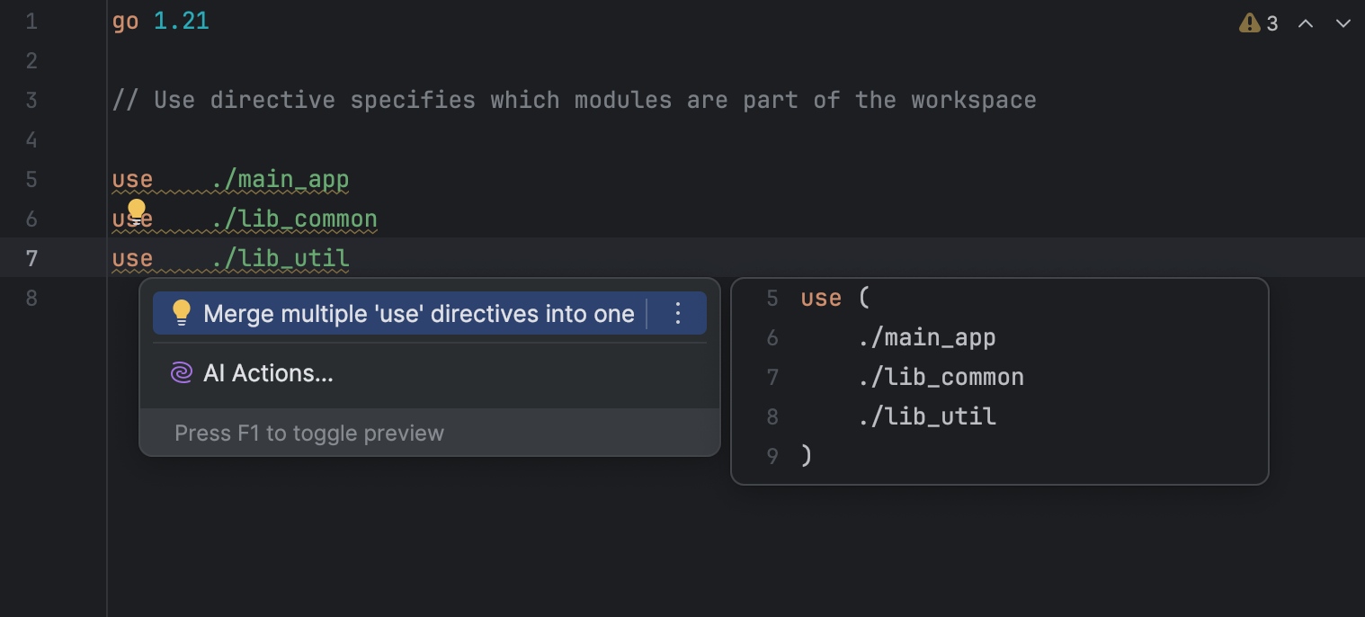 Go workspaces | GoLand Documentation