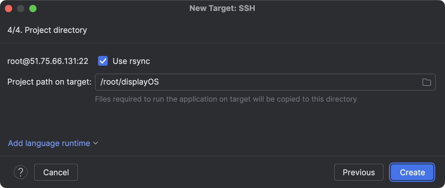 Run targets | GoLand Documentation