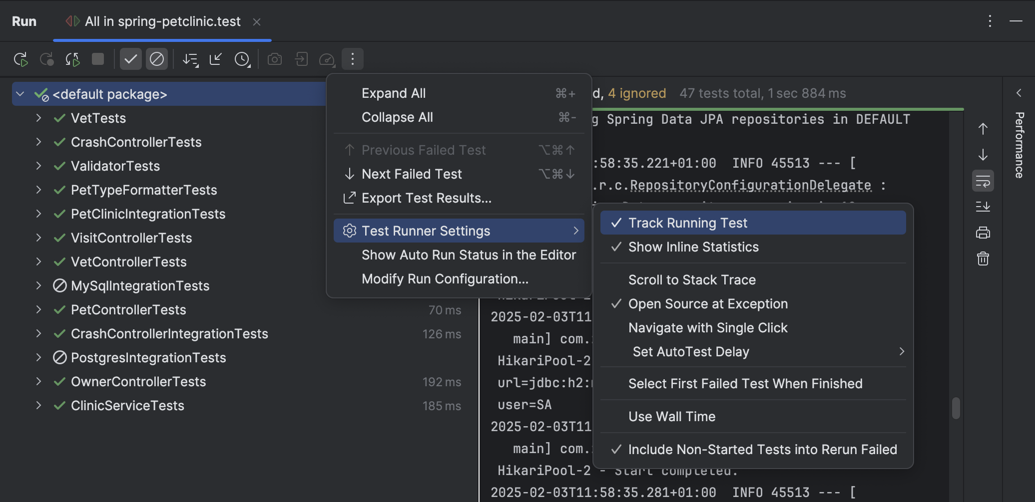 Explore test results | IntelliJ IDEA Documentation
