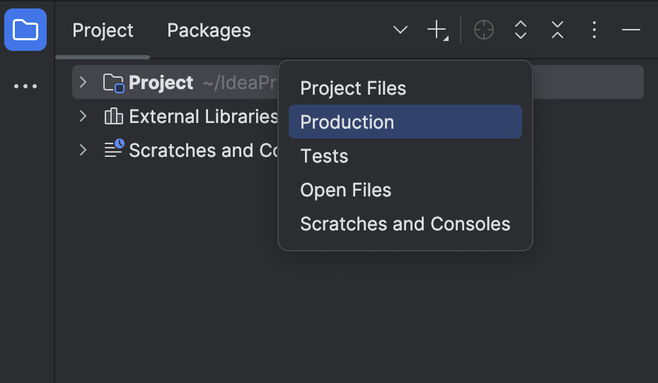 Project tool window | IntelliJ IDEA Documentation