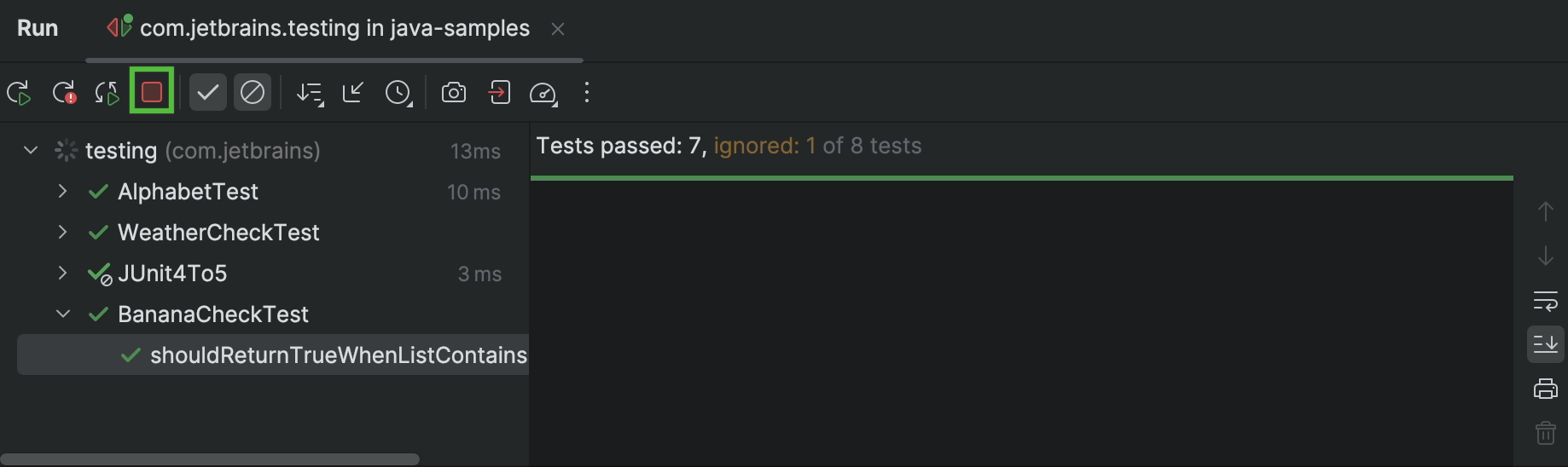 Run tests | IntelliJ IDEA Documentation