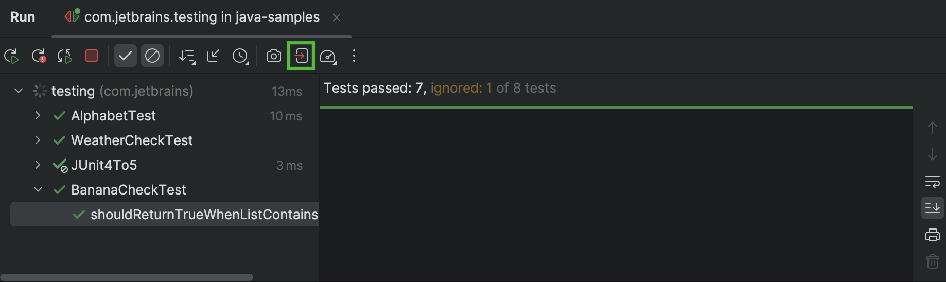 Run tests | IntelliJ IDEA Documentation