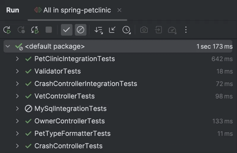 Explore test results | IntelliJ IDEA Documentation