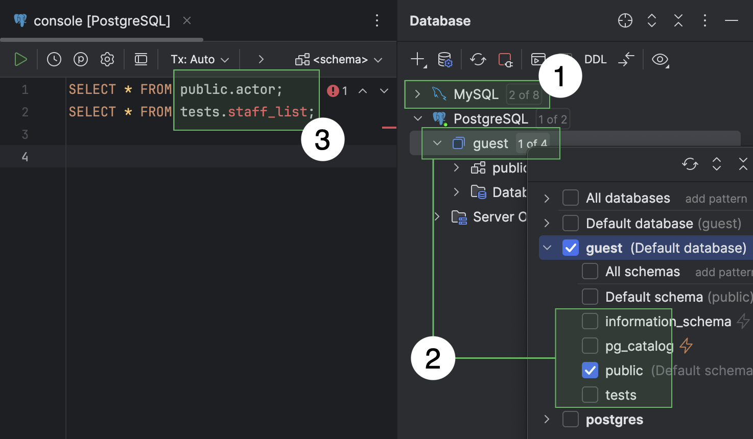 Metadata and introspection | DataSpell Documentation