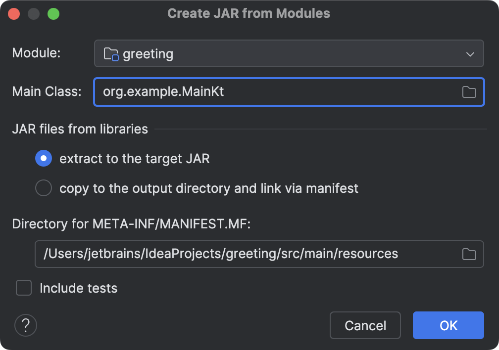 教程:创建您的第一个 Kotlin 应用程序 Intellij Idea 文档 8088