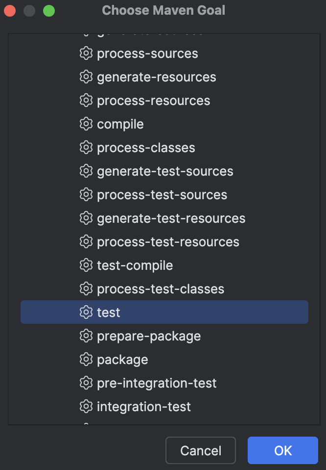 Maven 目标 | IntelliJ IDEA 文档