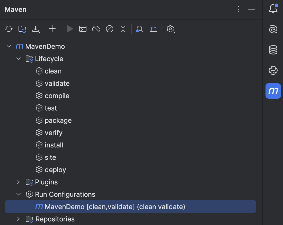 Maven goals | IntelliJ IDEA Documentation