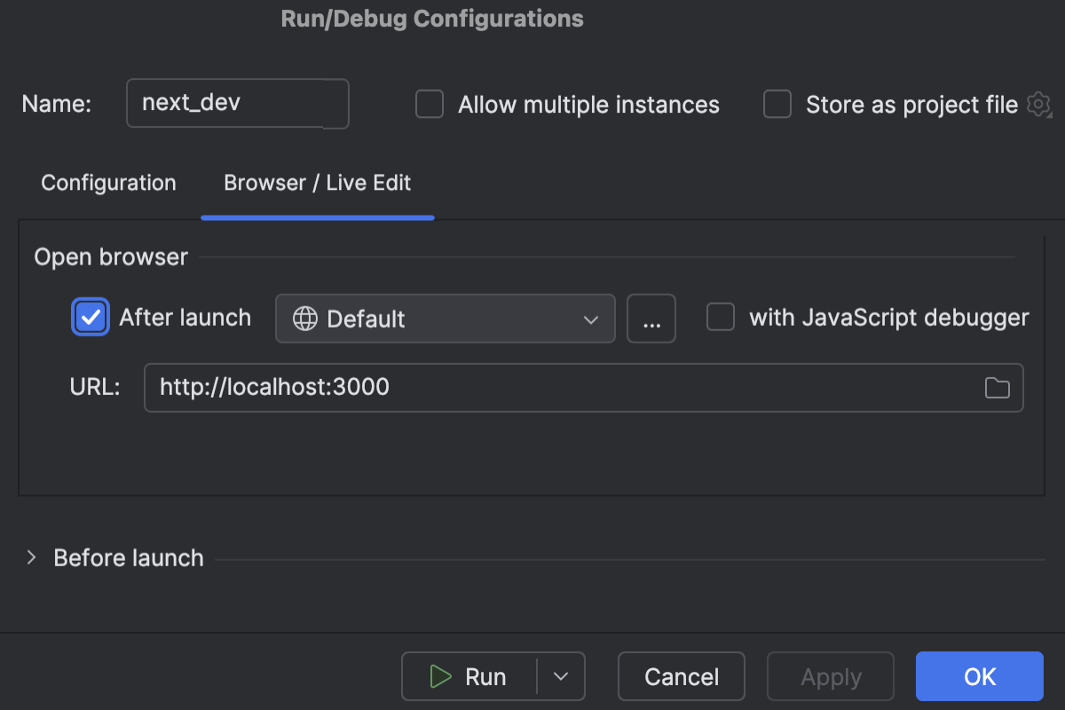 Next.js | WebStorm Documentation