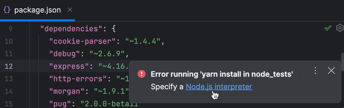 npm, pnpm, and Yarn | WebStorm Documentation