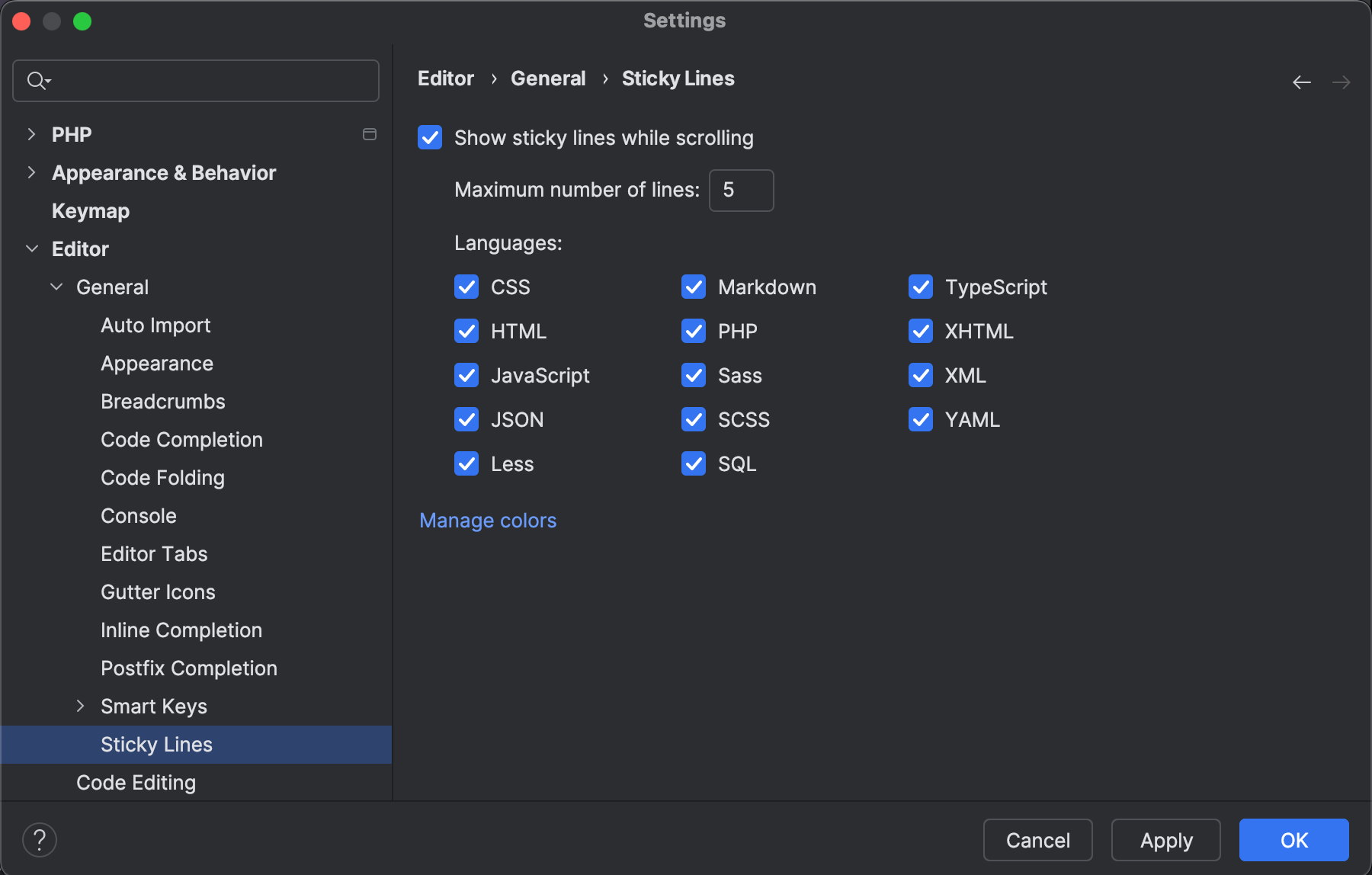 Editor basics | PhpStorm Documentation