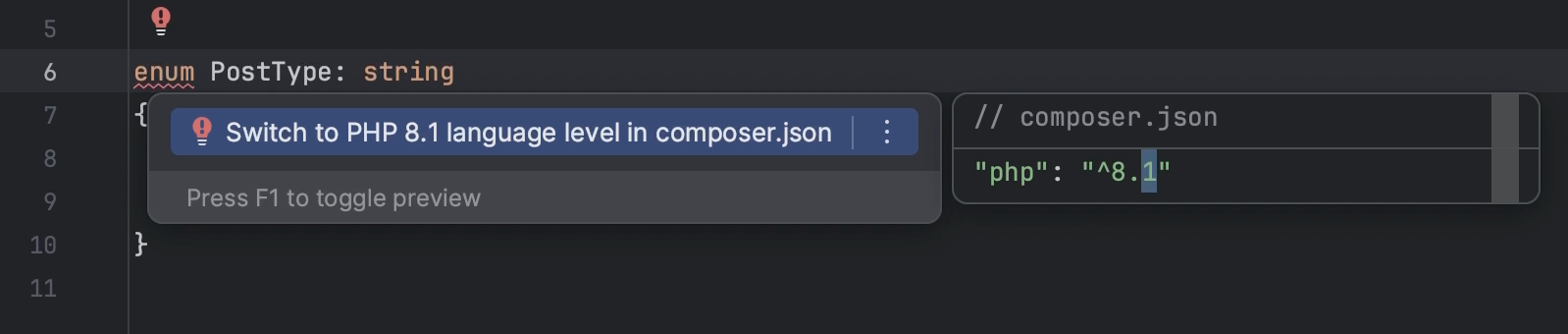 Get results and fix problems | PhpStorm Documentation