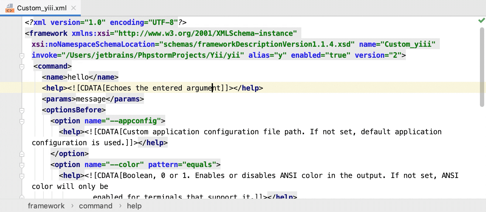 Tutorial: integrating the Yii command line tool with PhpStorm ...