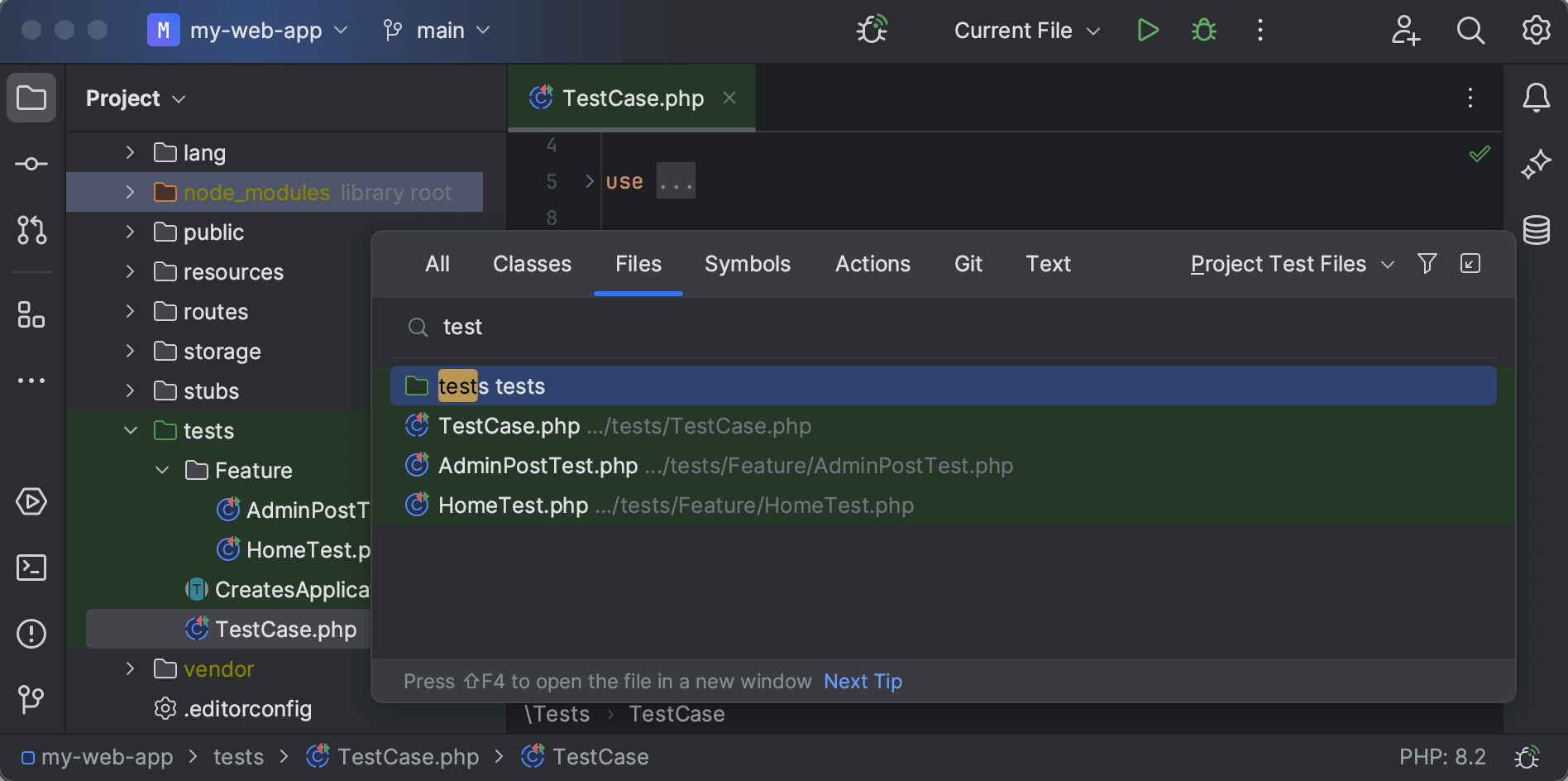 Project tool window | PhpStorm Documentation