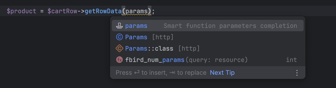 Smart Keys settings: PHP | PhpStorm Documentation