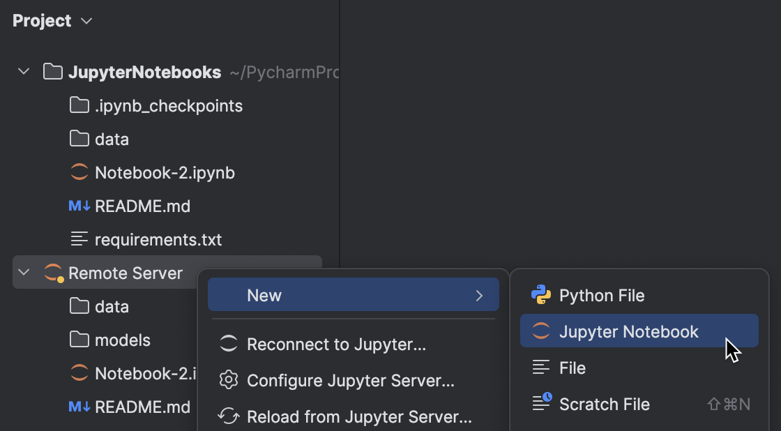 管理 Jupyter notebook 服务器 | PyCharm 文档