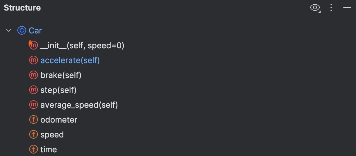 View source file structure | PyCharm Documentation