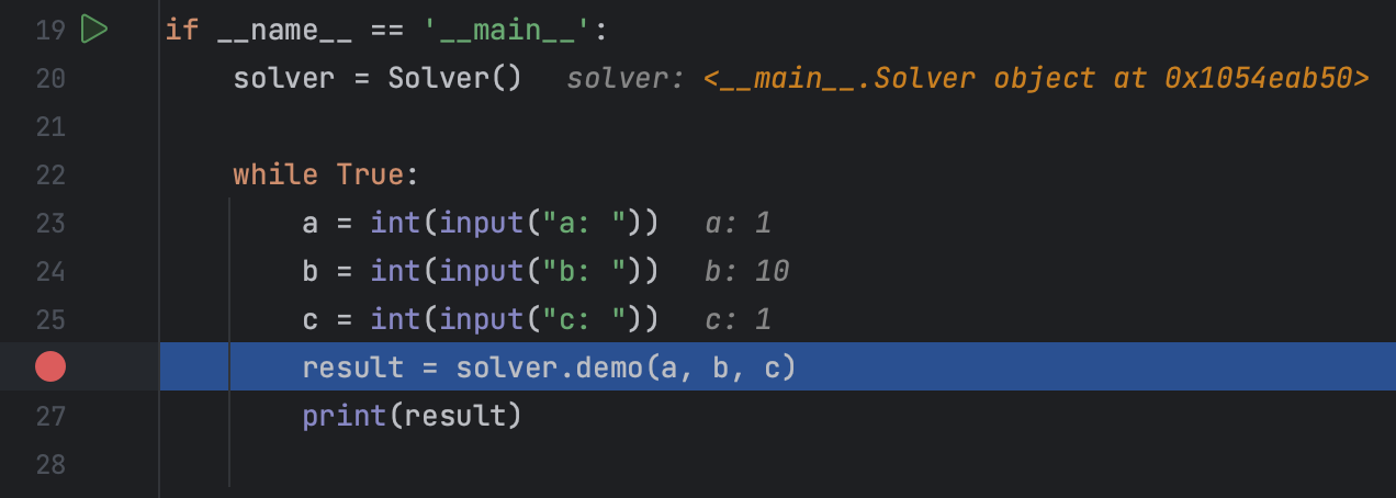 Part 1. Debugging Python Code | PyCharm Documentation