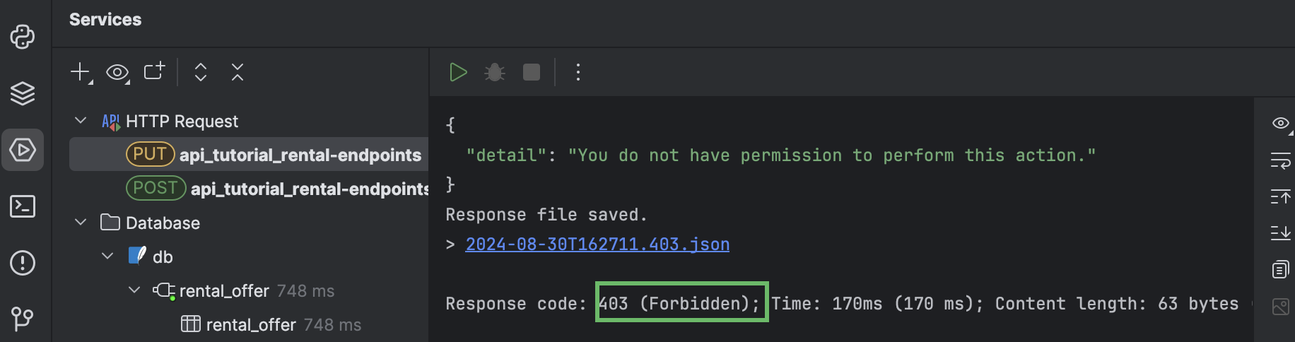 使用 Django REST Framework 构建 API | PyCharm 文档