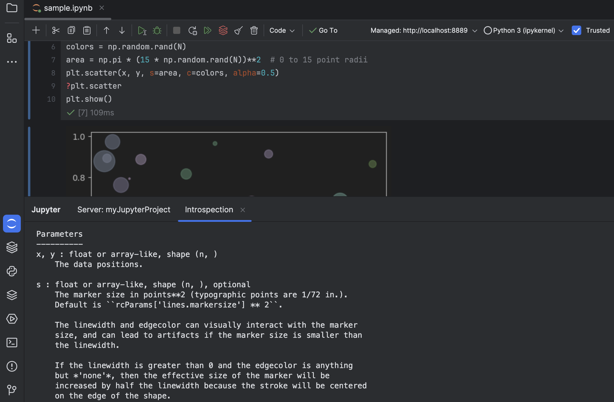 Run and debug Jupyter notebook code cells | IntelliJ IDEA Documentation