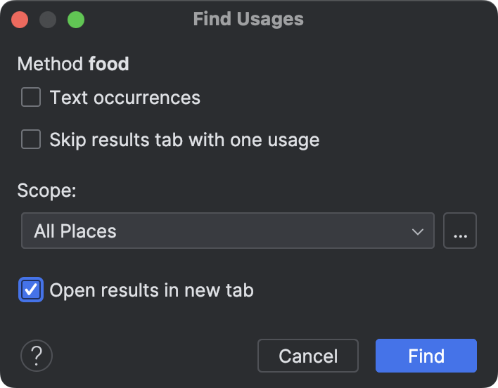 Part 3. Find usages | PyCharm Documentation