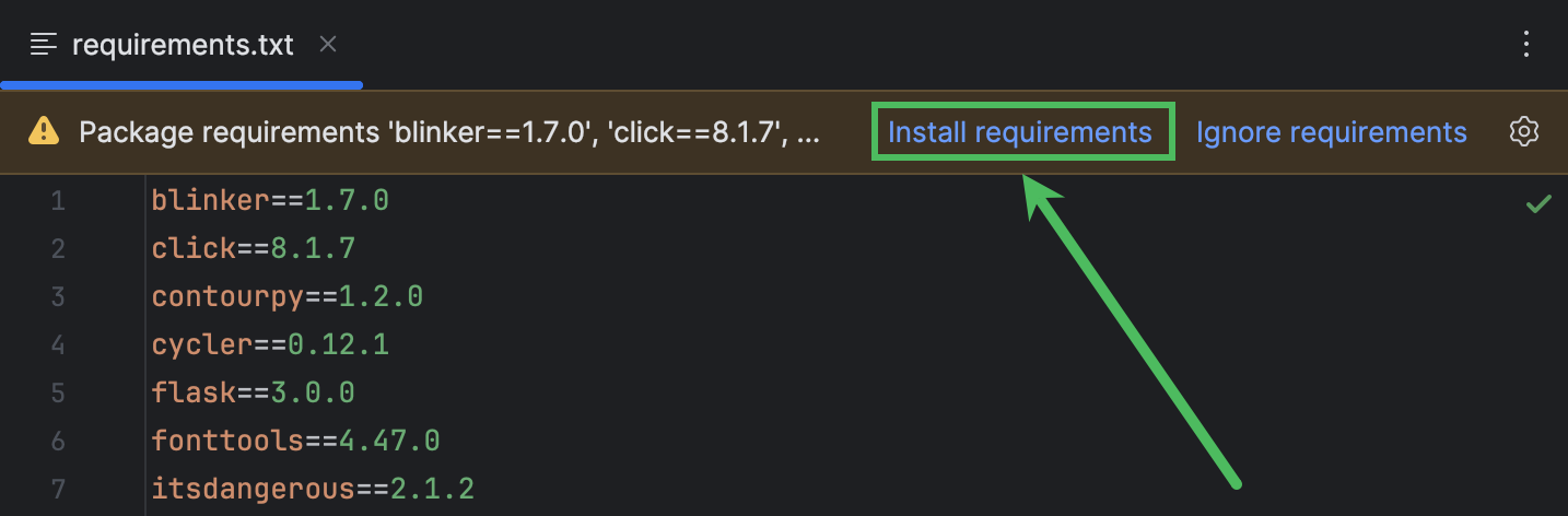 使用 Flask 创建 Web 应用程序 | PyCharm 文档