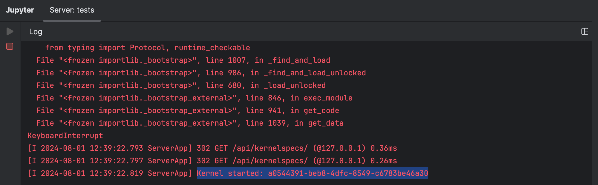 Manage Jupyter notebook servers | DataSpell Documentation