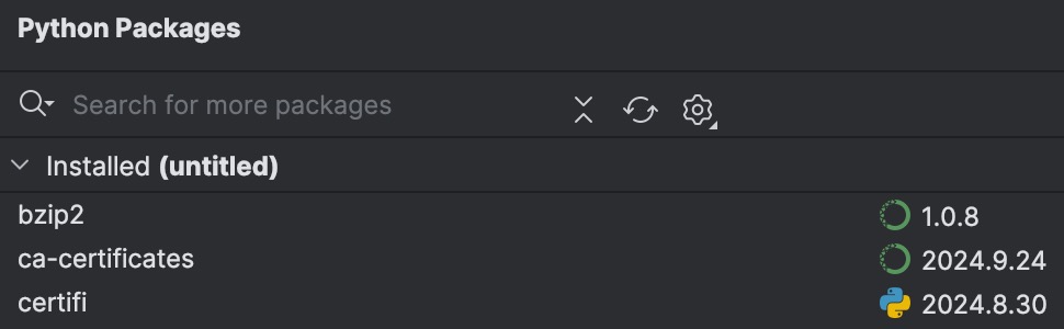 Install, uninstall, and upgrade packages | PyCharm Documentation