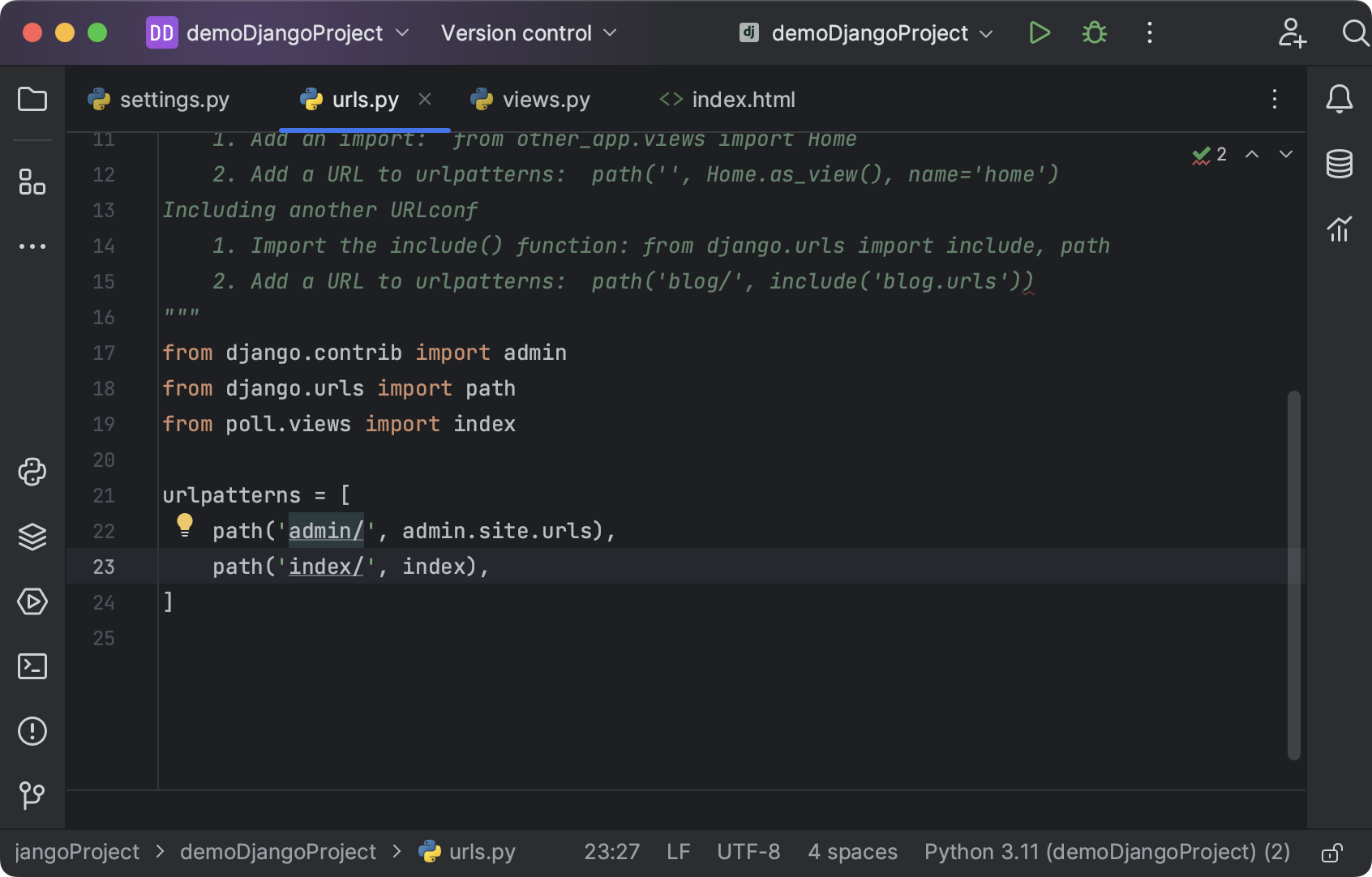 第 2 部分。 调试 Django 模板 | PyCharm 文档