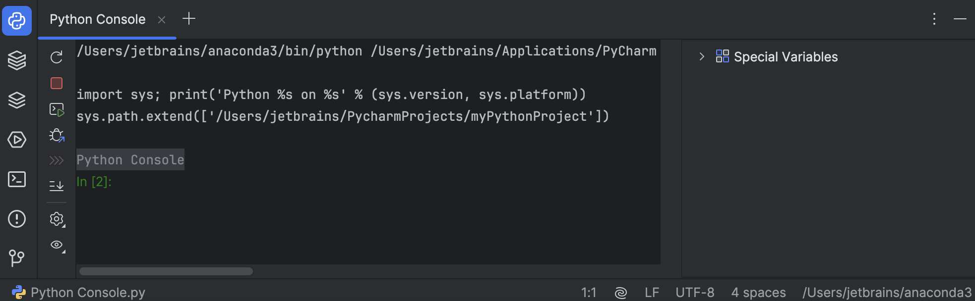 IPython 魔术命令 | PyCharm 文档