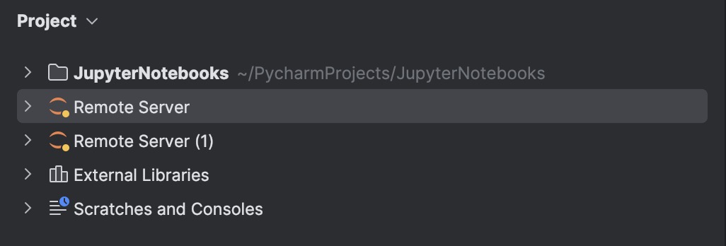 Manage Jupyter notebook servers | PyCharm Documentation